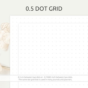 Printable - Dot Grid Paper, 15 Different Colors, for A4, A5, Letter and ...