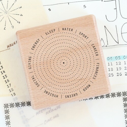Habit Tracker Habit Stamp Planner Stamps Weekly Stamps - Etsy