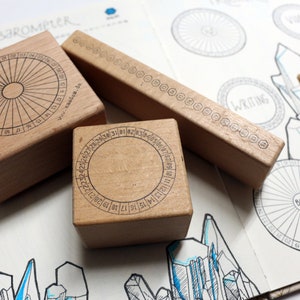 Rubber Stamp - Tracker, Mood Tracker, Daily, Calendar, Perpetual ...