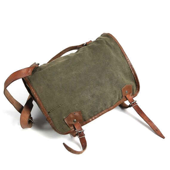 old canvas military backpack - Gem