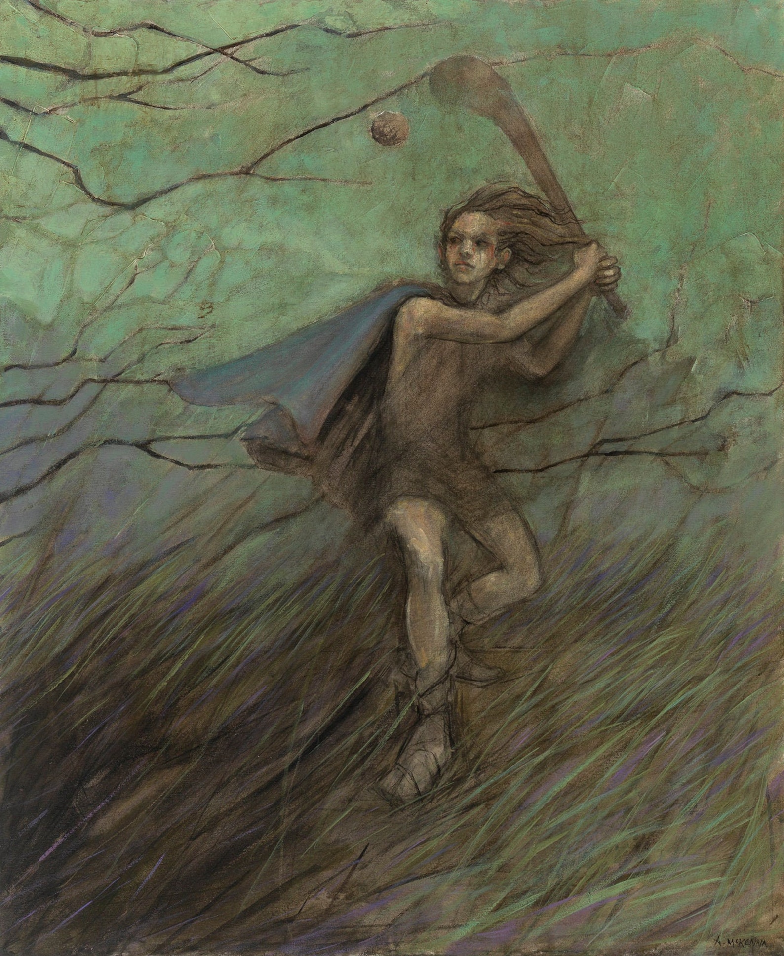 An Gásur Setanta - Cú Chulainn - Irish Legends - Fine Art Print - Etsy