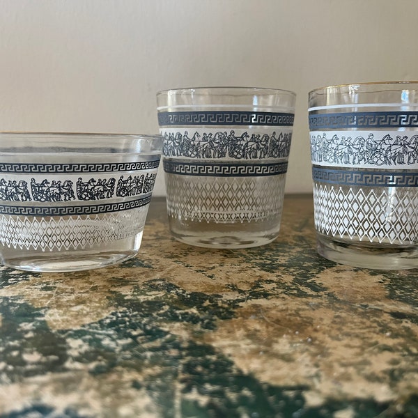 Blue Greek Key - Etsy