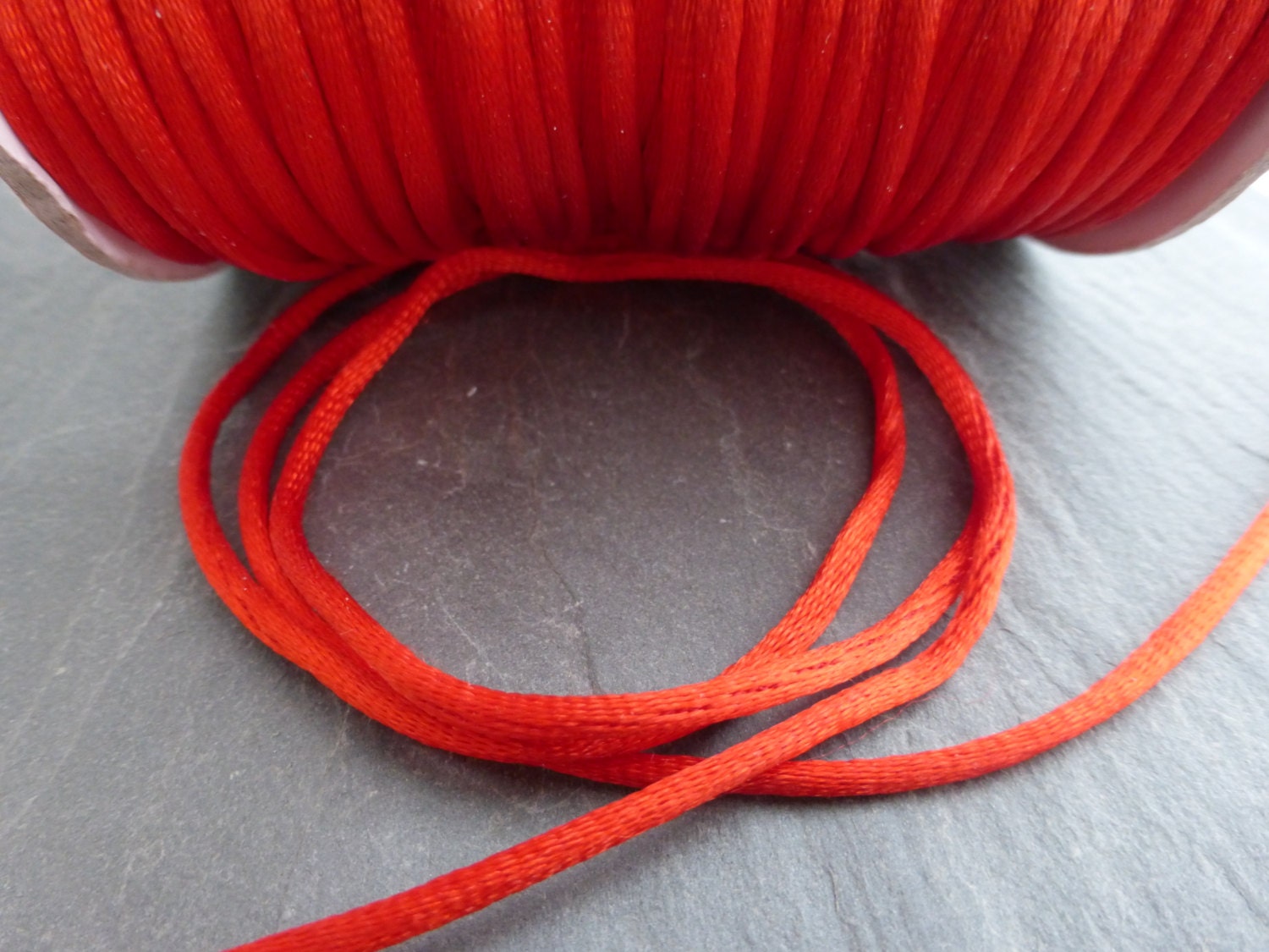 10 x metres 10m Red Chinese Rattail Rat Tail Threading | Etsy