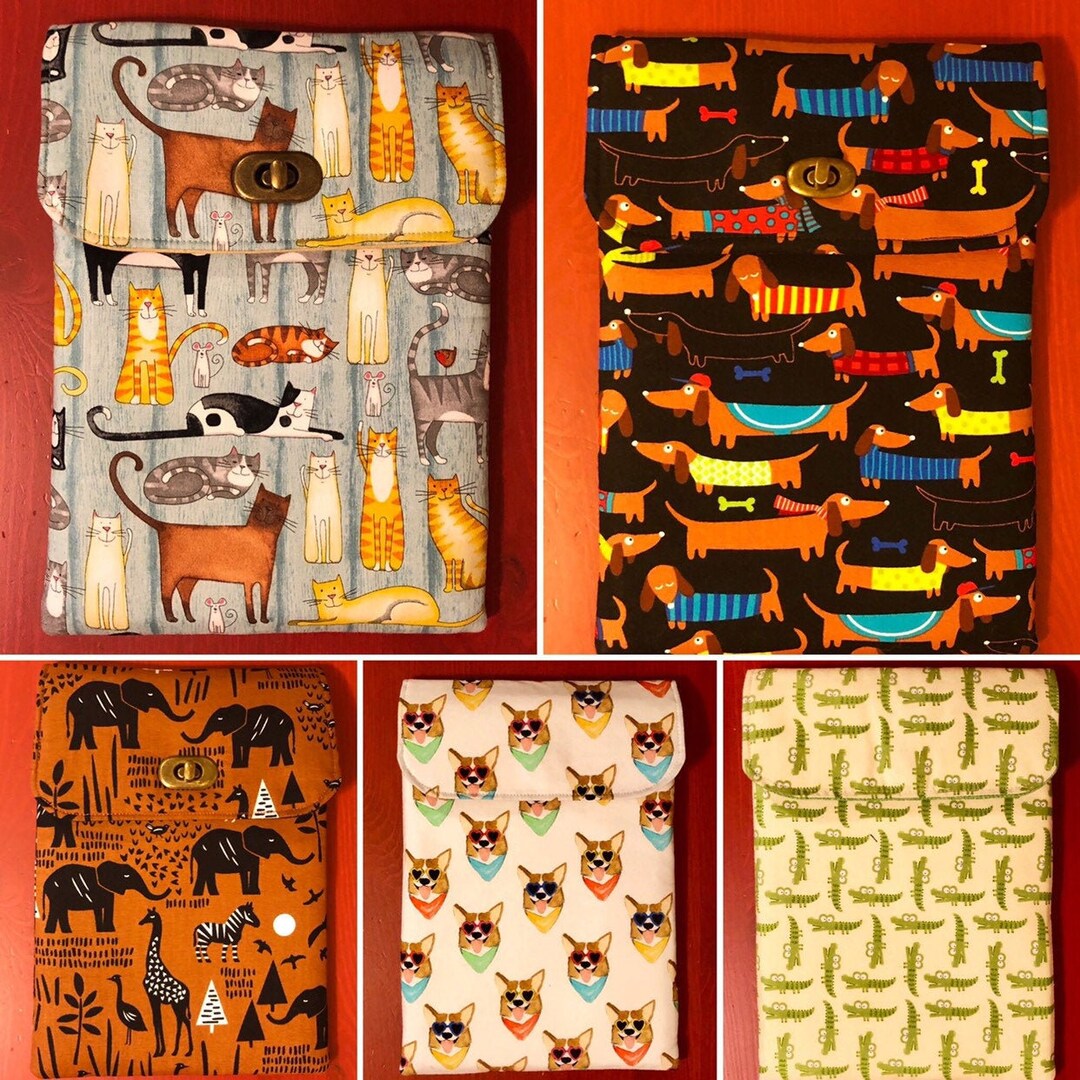 Fabric Tablet Case/sleeve/case/cover in a Variety of Prints: Corgis ...