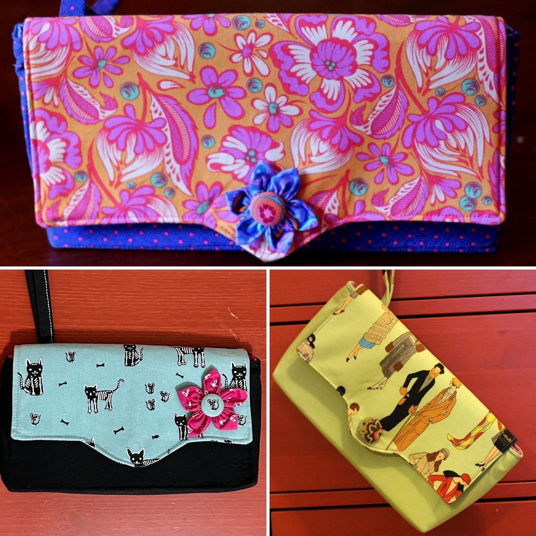 Evening Clutch Purses in a Variety of Unique Designs: Vibrant Pink ...