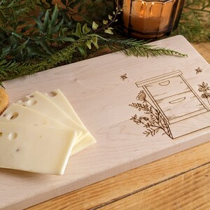 Beehive Charcuterie Board / Engraved Maple / Cheese Board / Serving ...