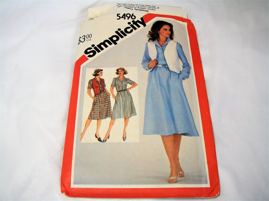 Vintage Pattern Sewing Pattern Simplicity Pattern Vintage Simplicity ...