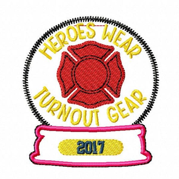 Firefighter Snow Globe - Etsy