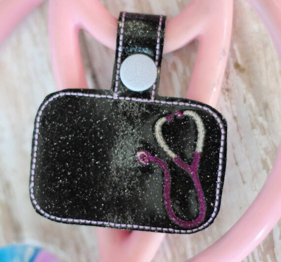 BLANK Stethoscope Tab Doctor Nurse Key Fob in the Hoop | Etsy