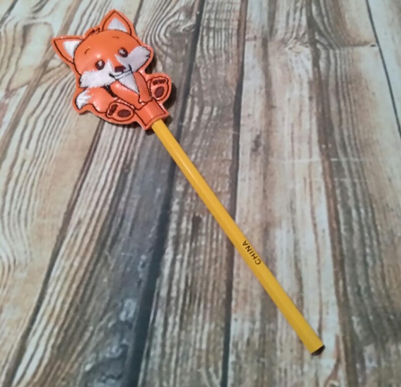 Fox Woodland Creatures Feltie Pencil Toppers Design - Etsy