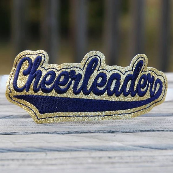 Cheerleader Applique - Etsy