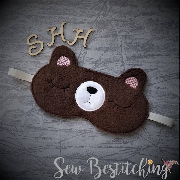 Bear Sleep Mask - Etsy