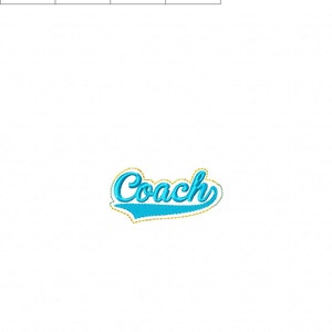 Coach Team Headband Slip on DIGITAL Embroidery DESIGN - Etsy