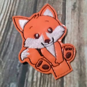 Fox Woodland Creatures Feltie Pencil Toppers Design DIGITAL Embroidery ...