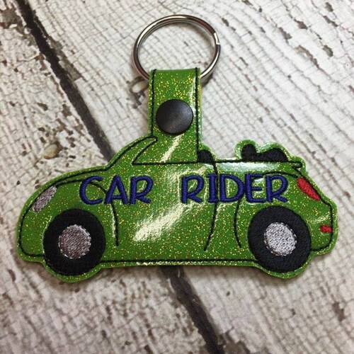 ITH School Bus Bag Tag Digital Embroidery Design to Use - Etsy