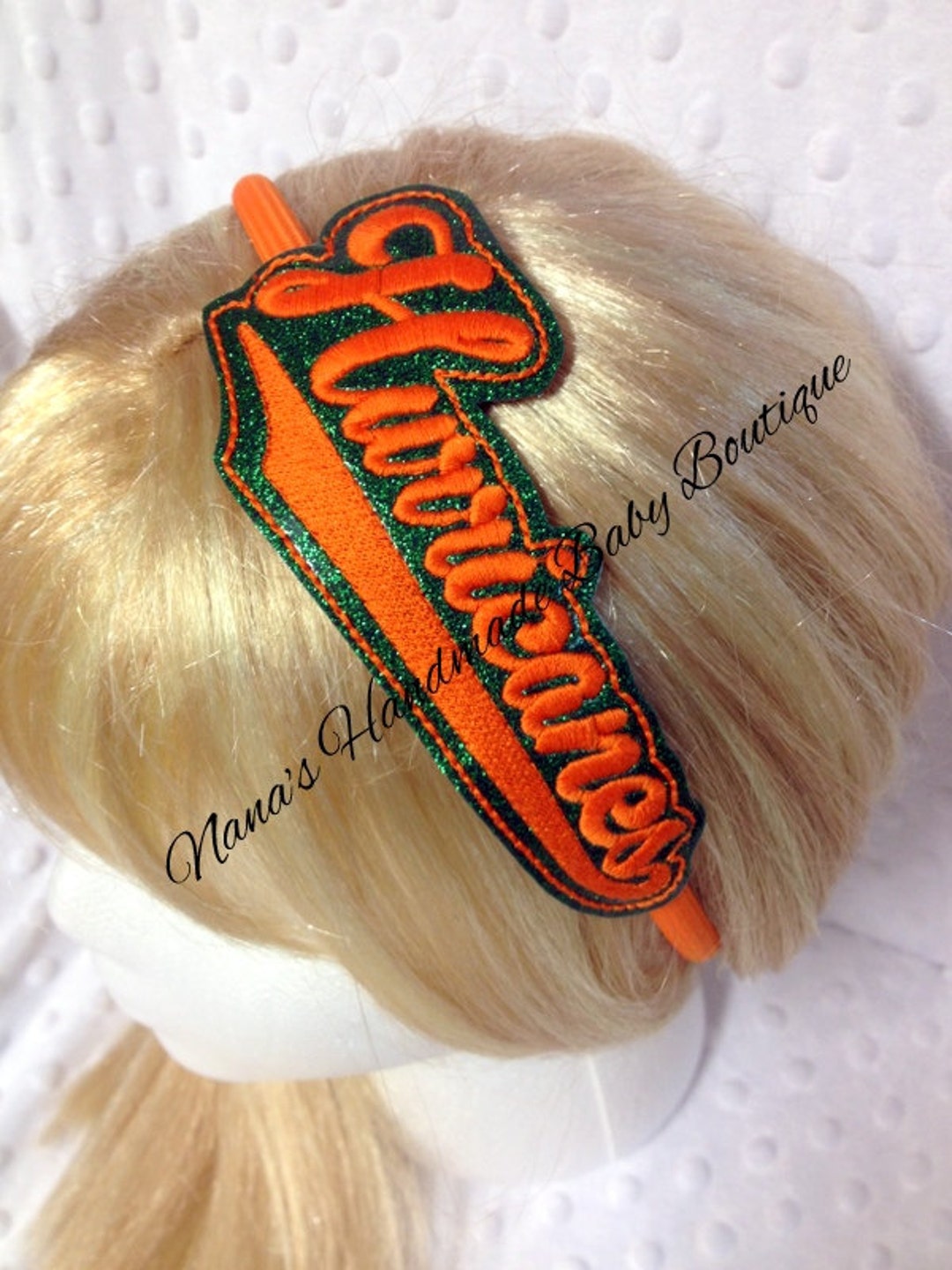 Hurricanes- Team Headband Slip on - DIGITAL EMBROIDERY DESIGN - Etsy