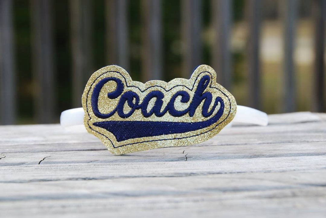 Coach Team Headband Slip on DIGITAL Embroidery DESIGN - Etsy