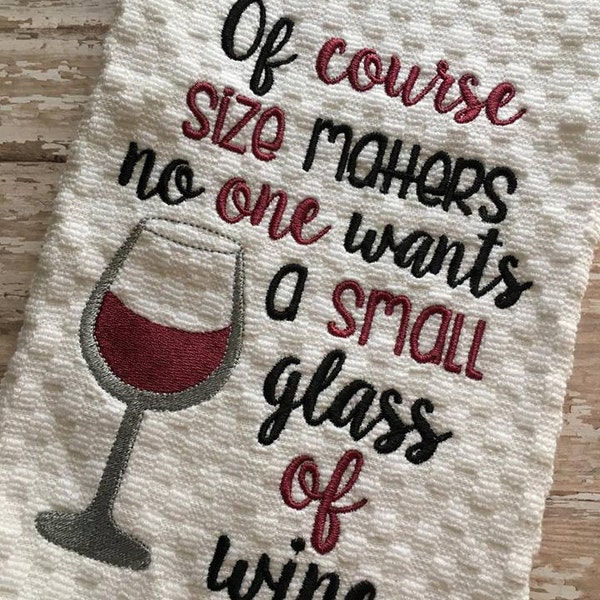 Wine Embroidery - Etsy
