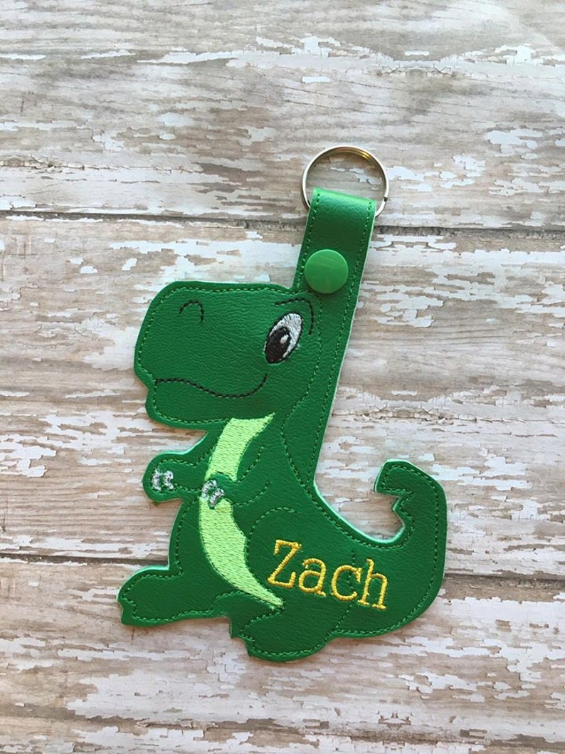 4 Dinosaur Dino T-rex Bag Tag 5 X 7 ONLY - Etsy
