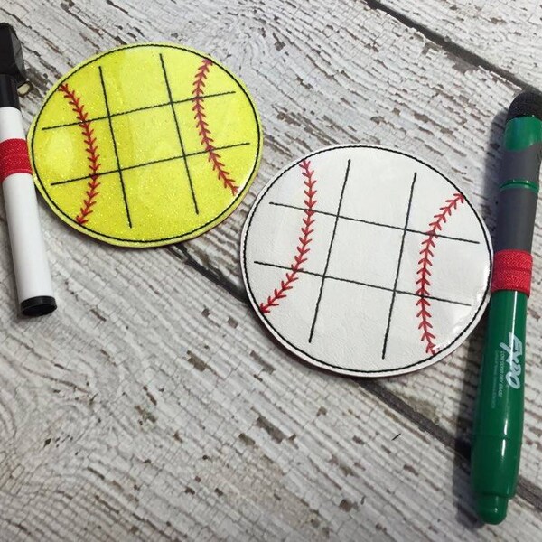 Baseball Tic Tac Toe - Etsy