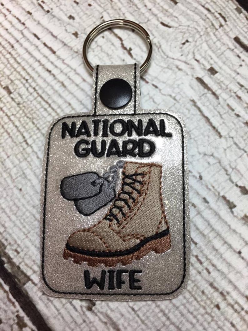 National Guard Wife Military Combat Boots Dog Tags Key - Etsy