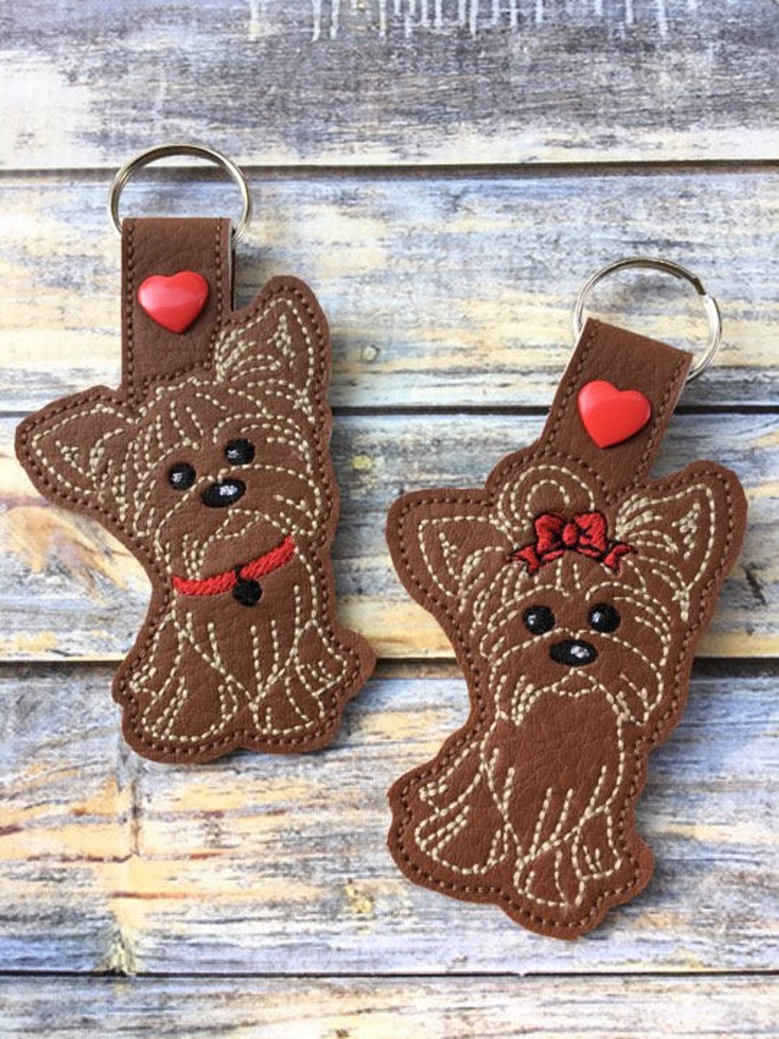 Yorkie Dog SET 2 Designs Included in the Hoop | Etsy