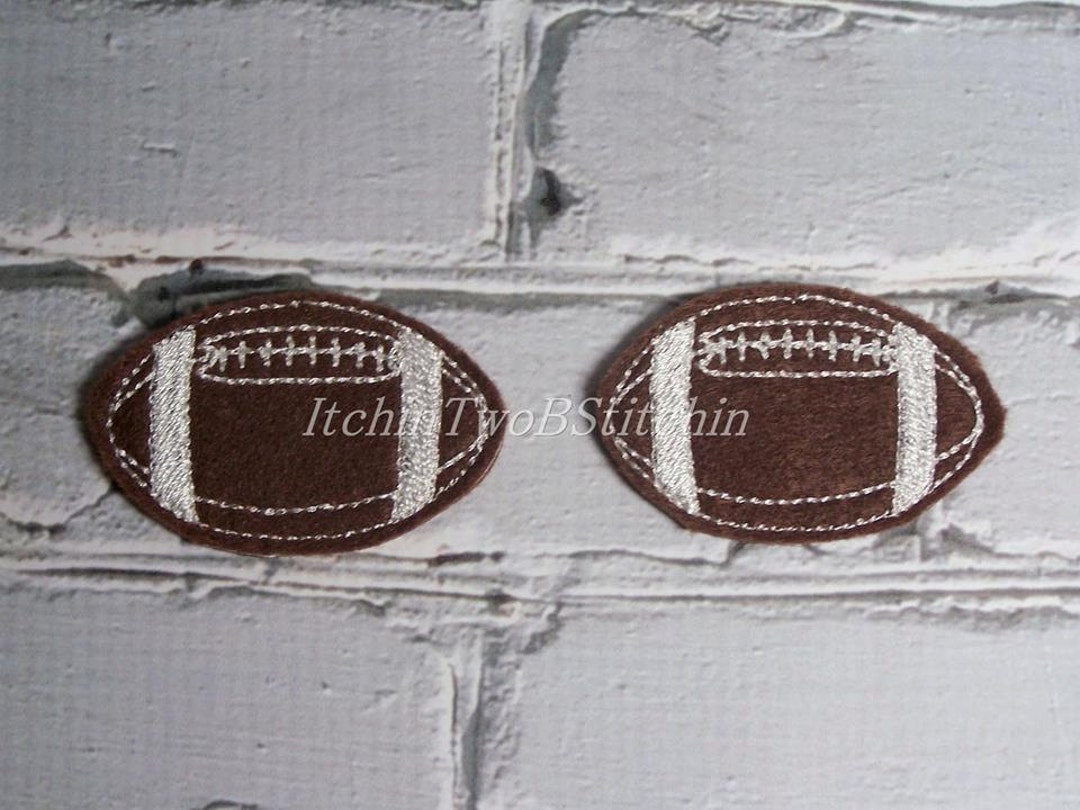 2" Football - Sports - Felties - in the Hoop - DIGITAL Embroidery ...