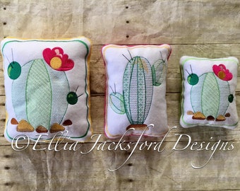 ITH in the Hoop Cute Cactus Stuffie Stuffed Animal - Etsy