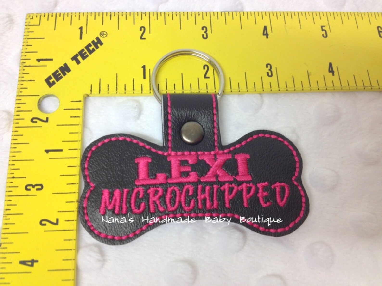 Dog Bone Tags in the Hoop Snap/rivet Key Fob DIGITAL - Etsy