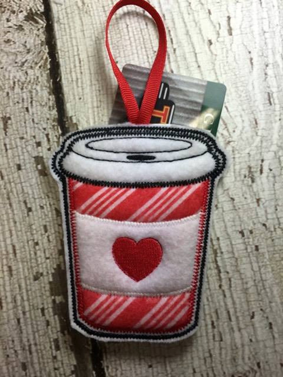 Coffee - to Go Cup - Java - Gift Card Holder - Christmas - Ornament ...