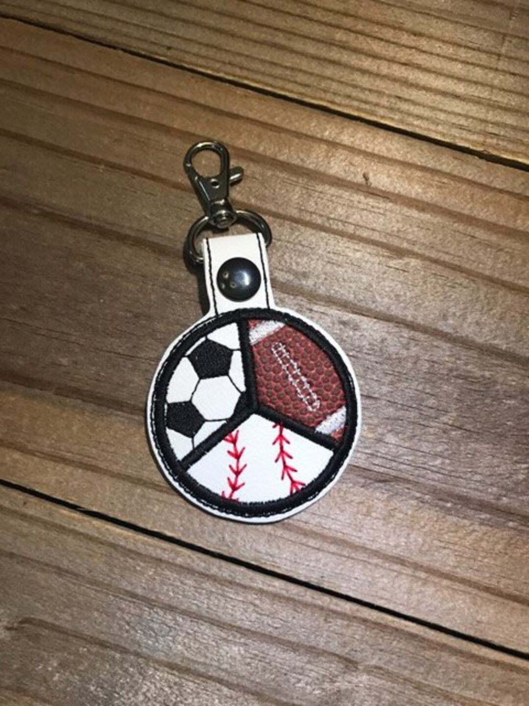 SPLIT Baseball Softball Football Soccer Appliqued in the - Etsy