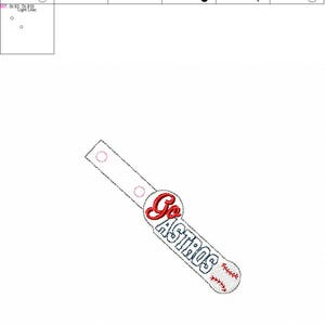 Go Astros - Baseball - Key Fob in the Hoop - DIGITAL Embroidery DESIGN ...