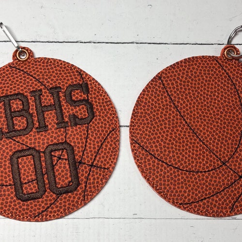 In the Hooop Sports Bag Tag Embroidery Machine Design Set - Etsy