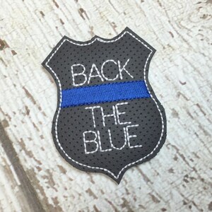 Back the Blue 3" FELTIE for Lapel Pin - POLICE - Cop - Law Enforcement ...