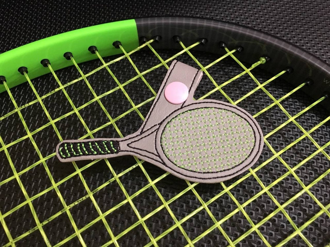 Tennis Racket in the Hoop 2 Style Fobs DIGITAL - Etsy