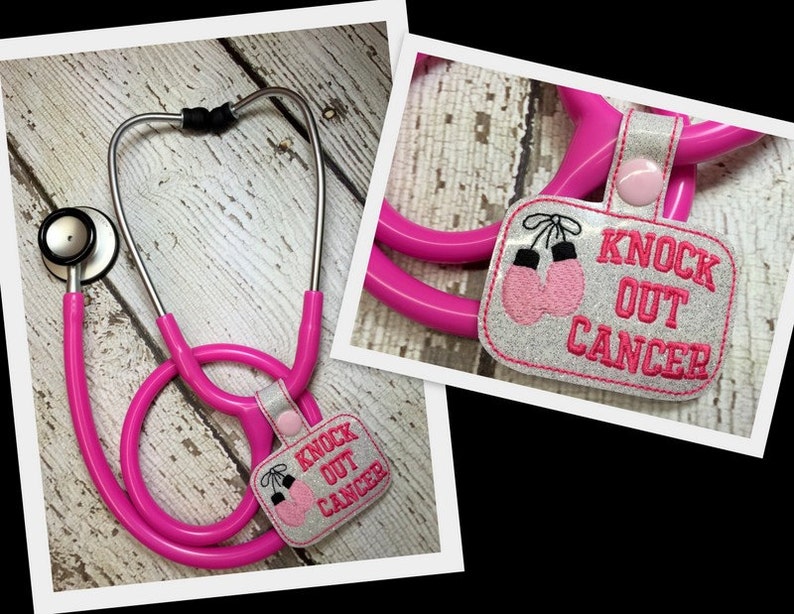 Knock Out Cancer Awareness Boxing Gloves Stethoscope Tab - Etsy