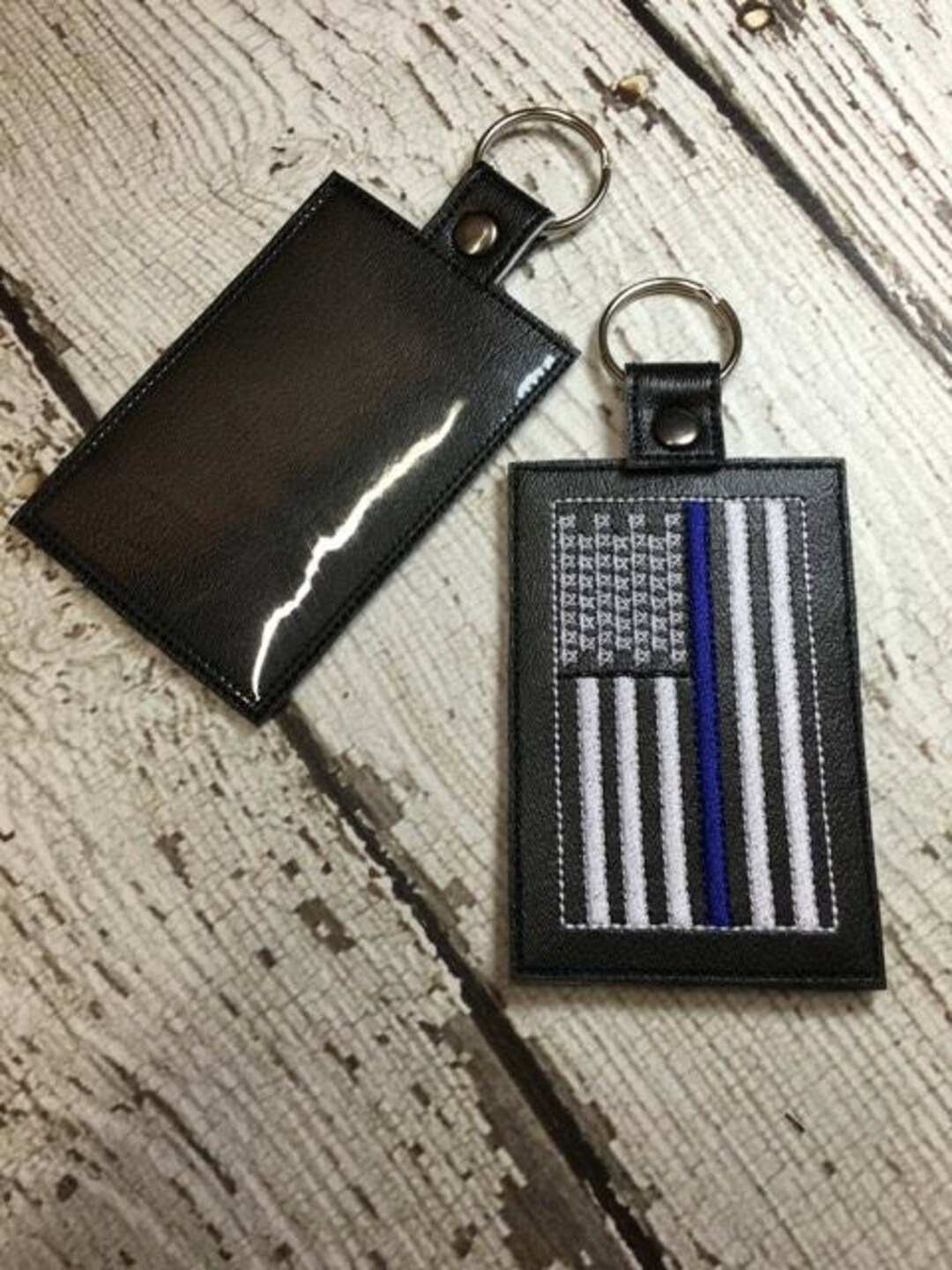 US Flag Police ID Badge 5 X 7 Only in the Hoop DIGITAL - Etsy