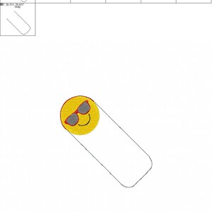 ITH Sunglass Smiley Face Popsicle Holder Summer 2 Sizes Included ...