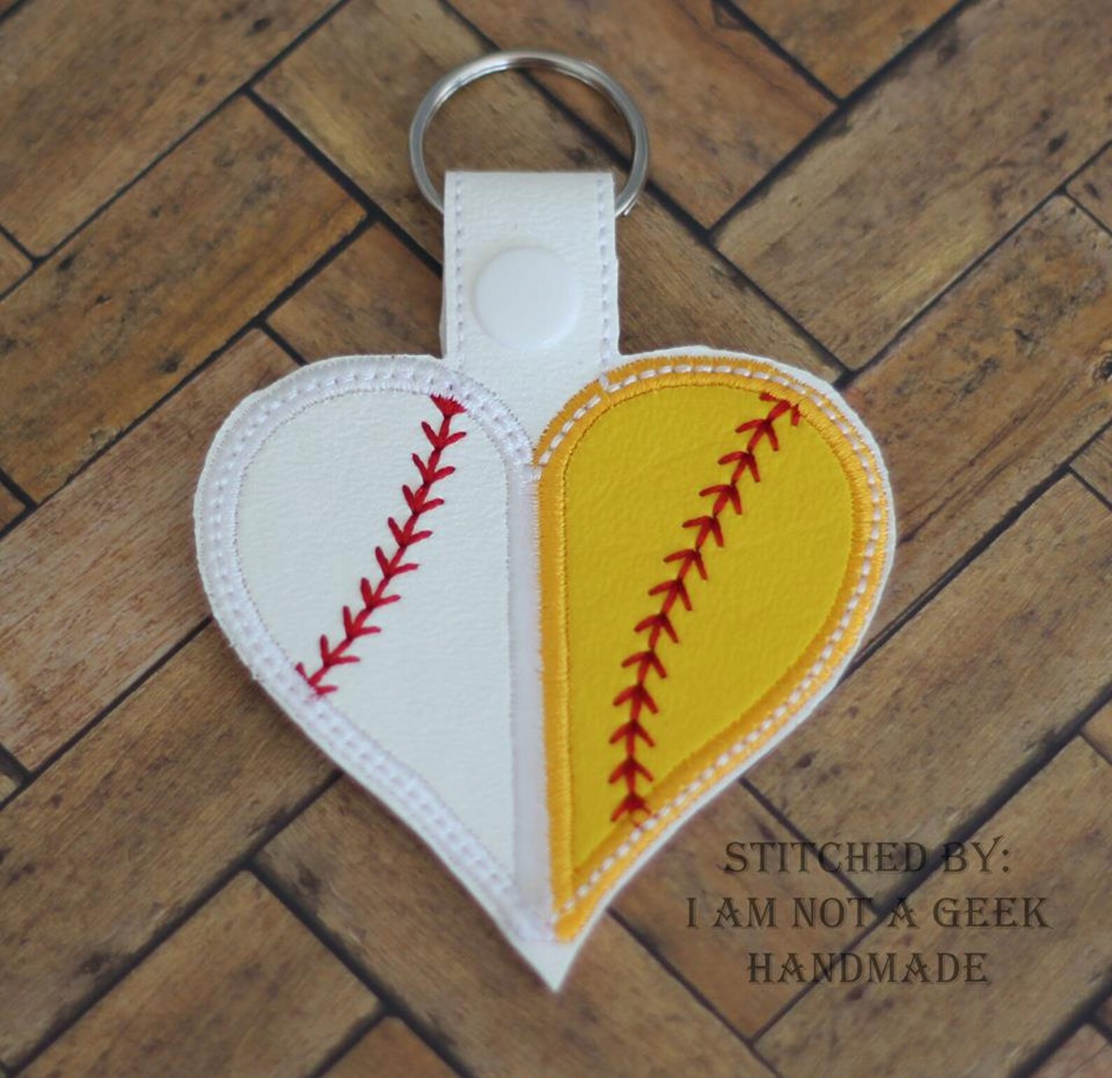 SPLIT Baseball Softball Appliqued Heart in the Hoop - Etsy