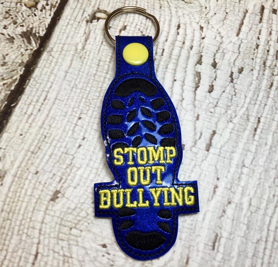 Stomp Out Bullying Shoe Boot in the Hoop Snap/rivet - Etsy