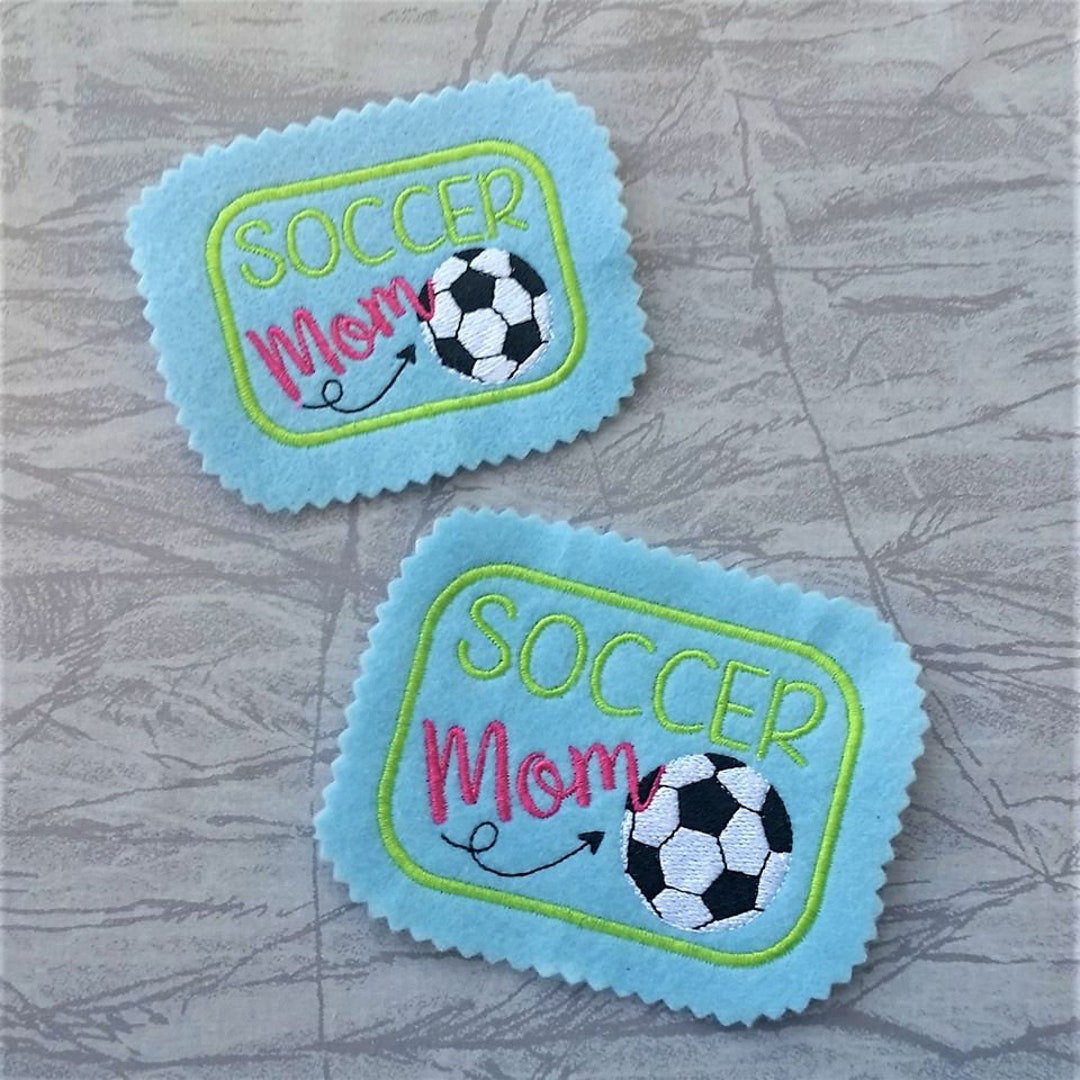 Soccer Mom Hat PATCH 2 Sizes DIGITAL Embroidery Design - Etsy