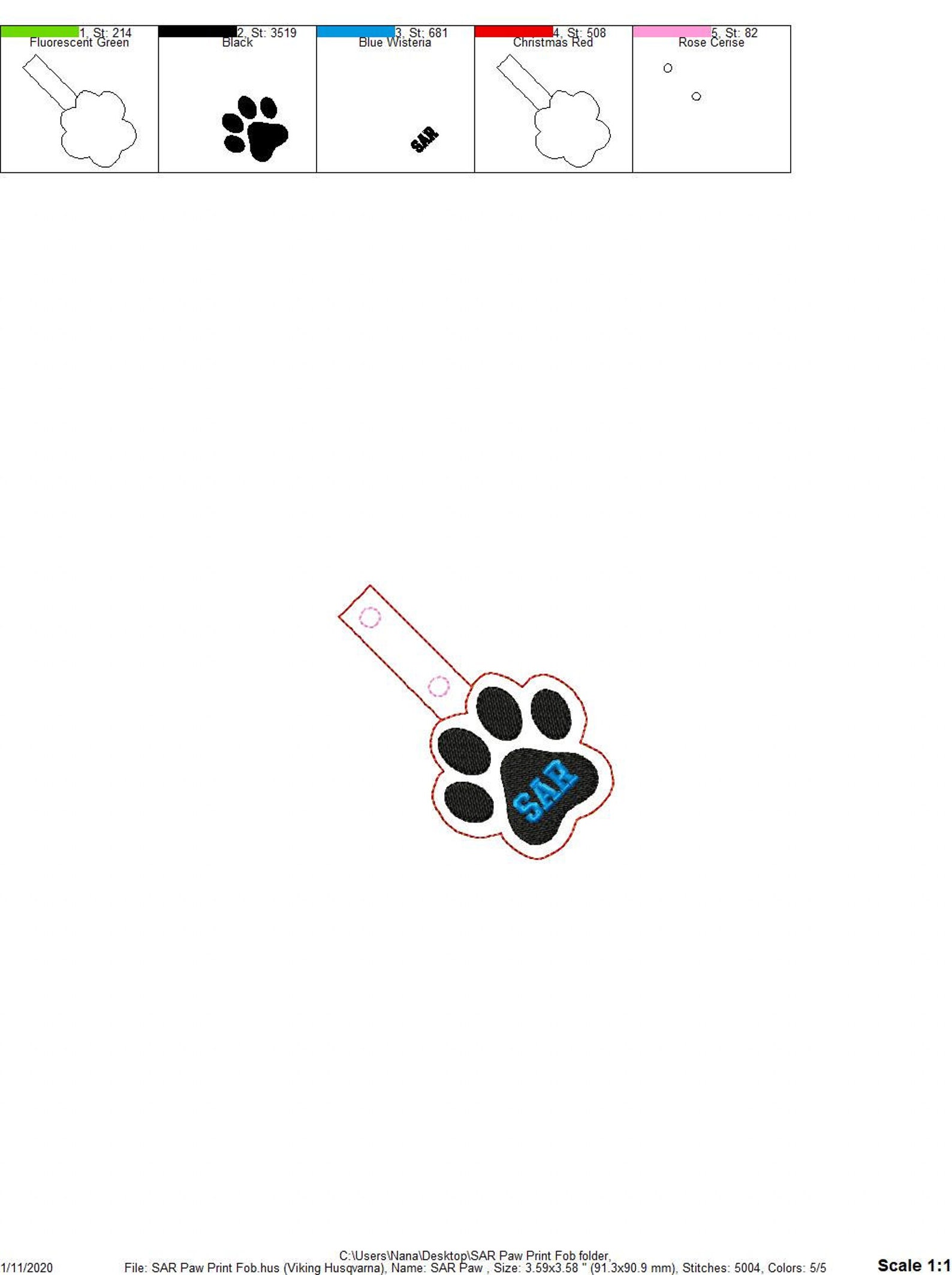 SAR - Search and Rescue - Paw Print - POLICE - Law Enforcement - in the ...