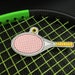 Tennis Racket in the Hoop 2 Style Fobs DIGITAL - Etsy