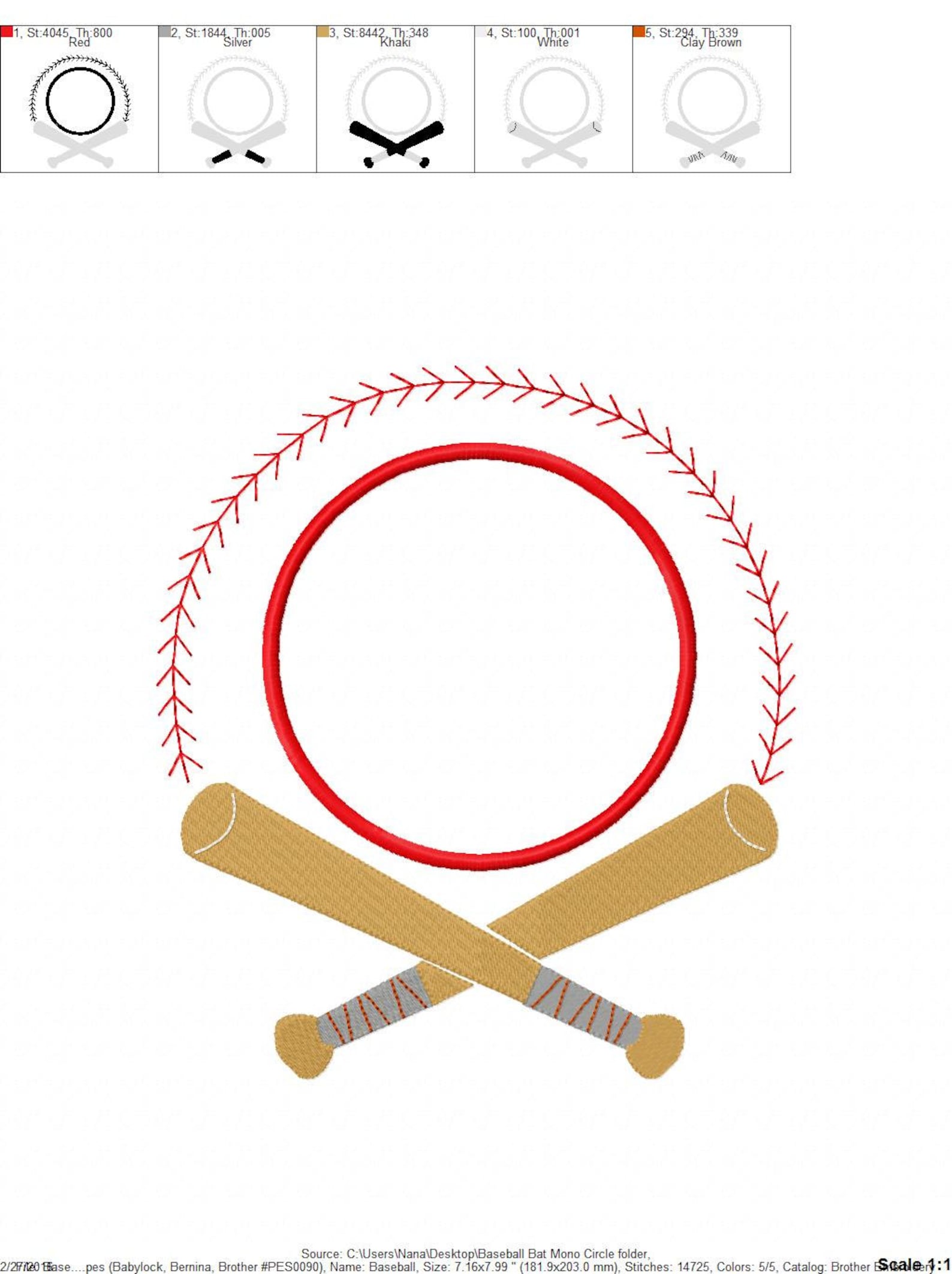 Baseball Monogram Frame ONLY - 10 Sizes INCLUDED!! - Embroidery Design ...