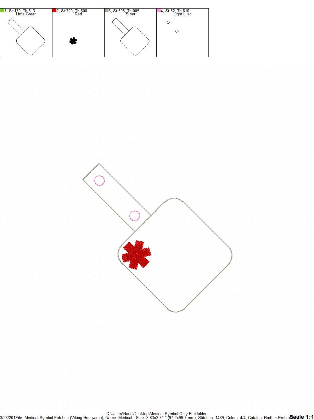 Alert Symbol - Medical - Tag - DIGITAL Embroidery DESIGN - Etsy