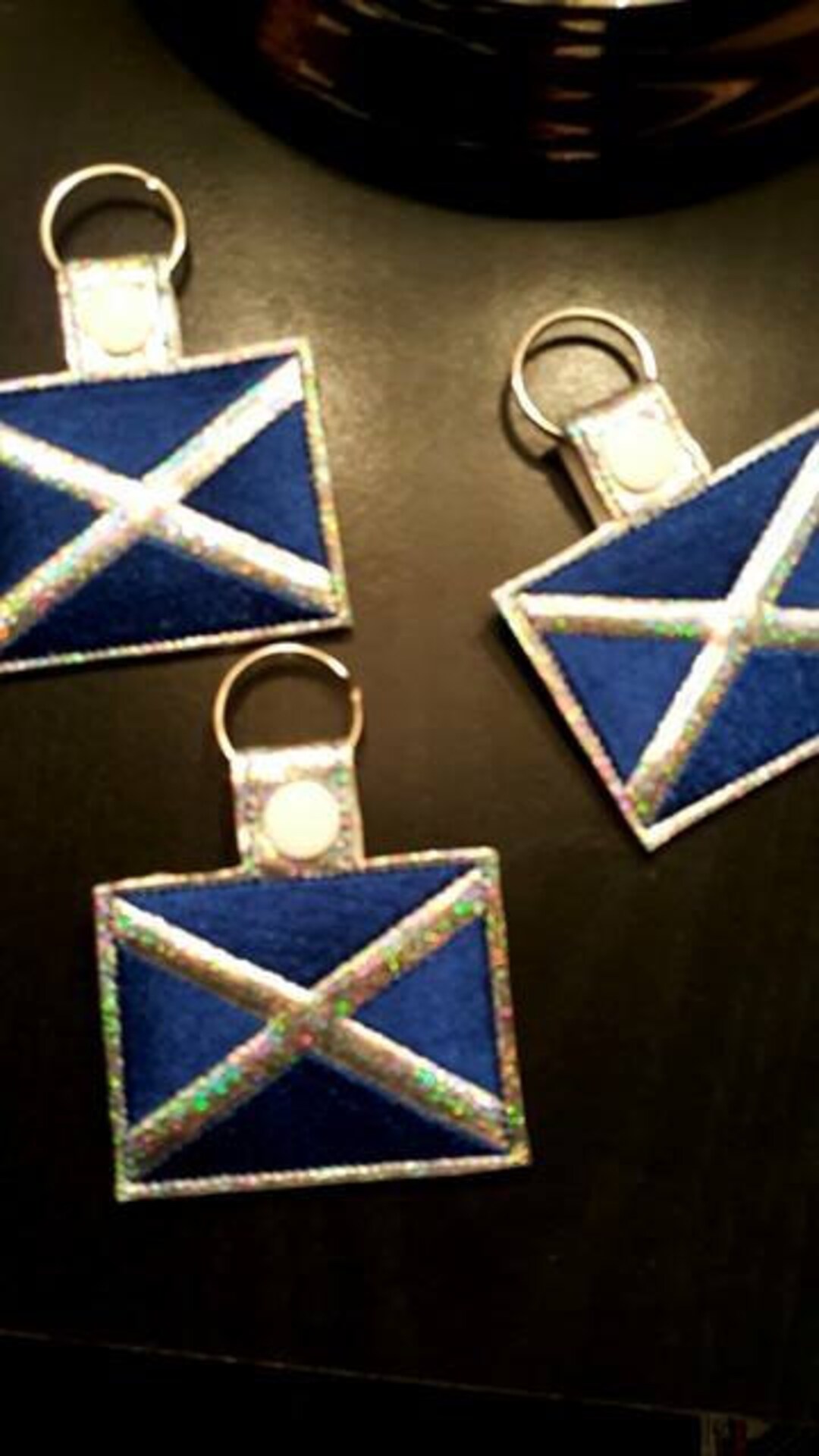 Scottish Flag Scotland in the Hoop Snap/rivet Key Fob - Etsy