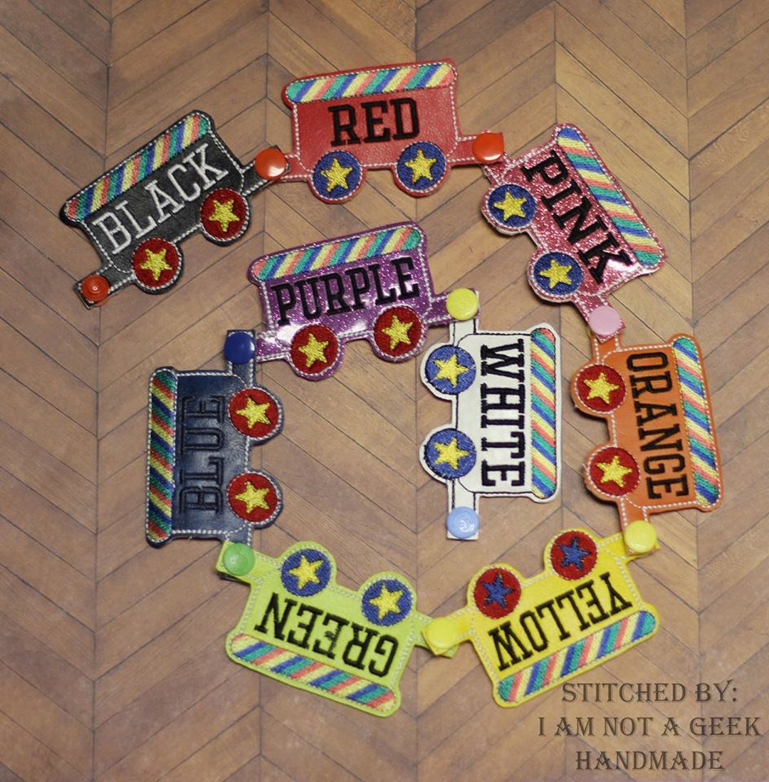 Snap Together Train ADD ON Flashcards Toys in the Hoop - Etsy