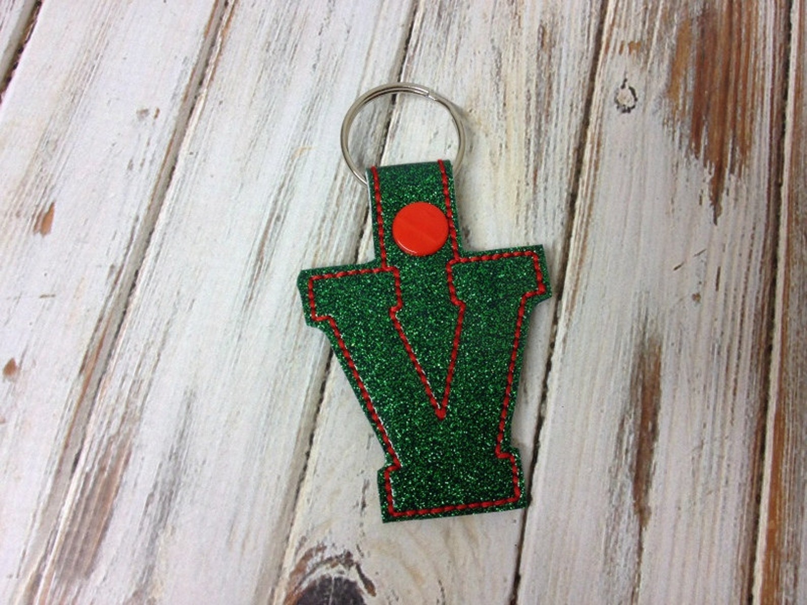 2 Inch Letter v SNAP Key Fob in the Hoop DIGITAL | Etsy