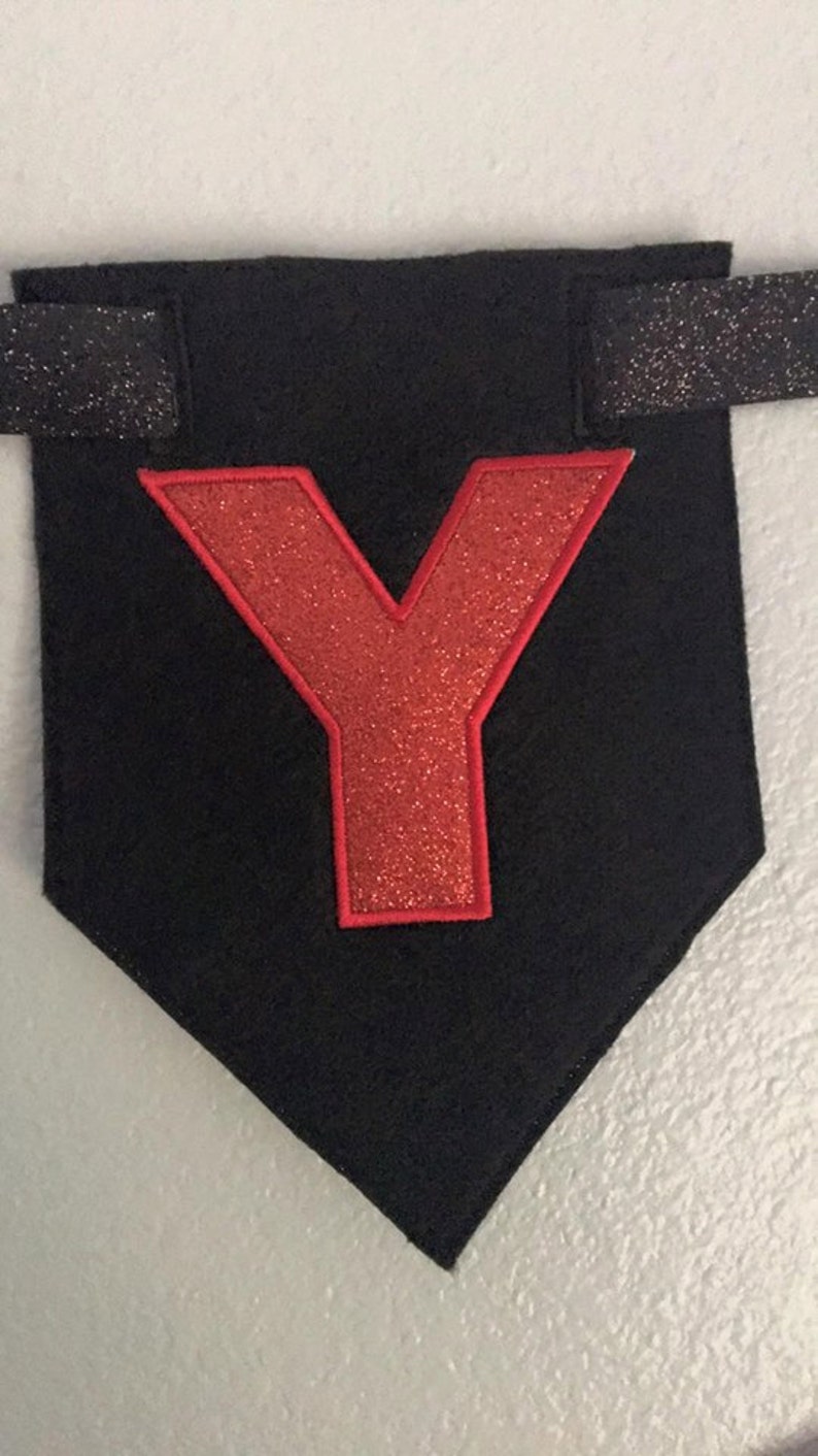 ITH Alphabet Banner Birthday Baby Shower Name Design 5 - Etsy