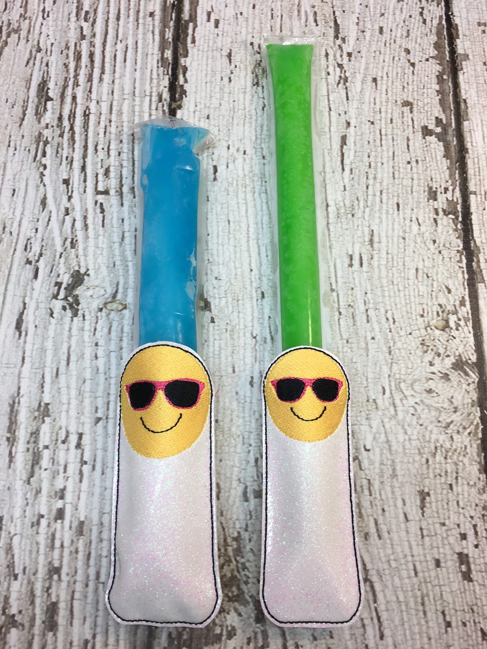 ITH Sunglass Smiley Face Popsicle Holder Summer 2 Sizes - Etsy